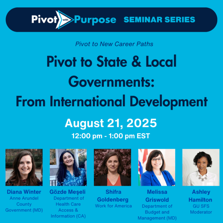 Pivot with Purpose | Georgetown University